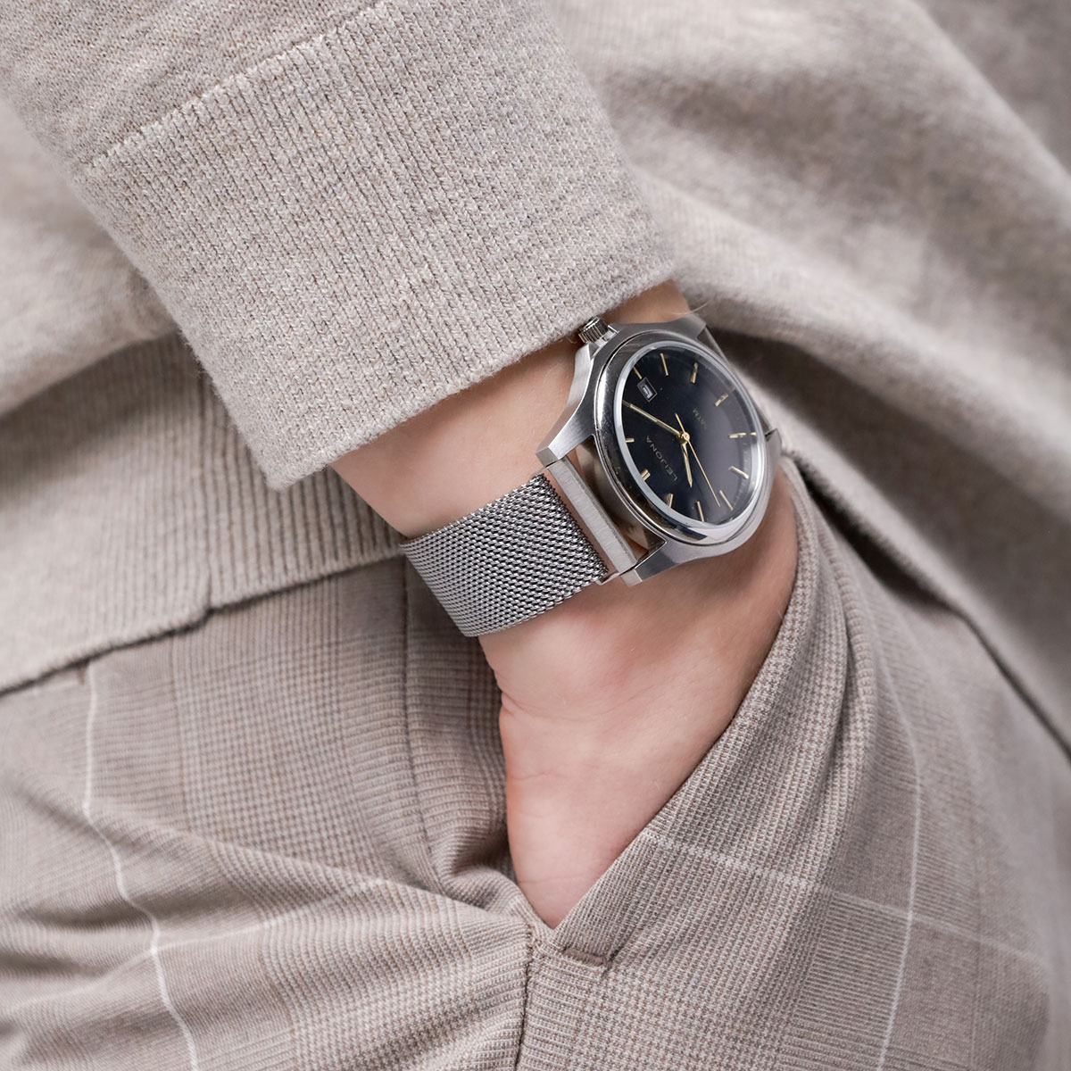 Silver Mesh Strap 20mm - watchesonline.com