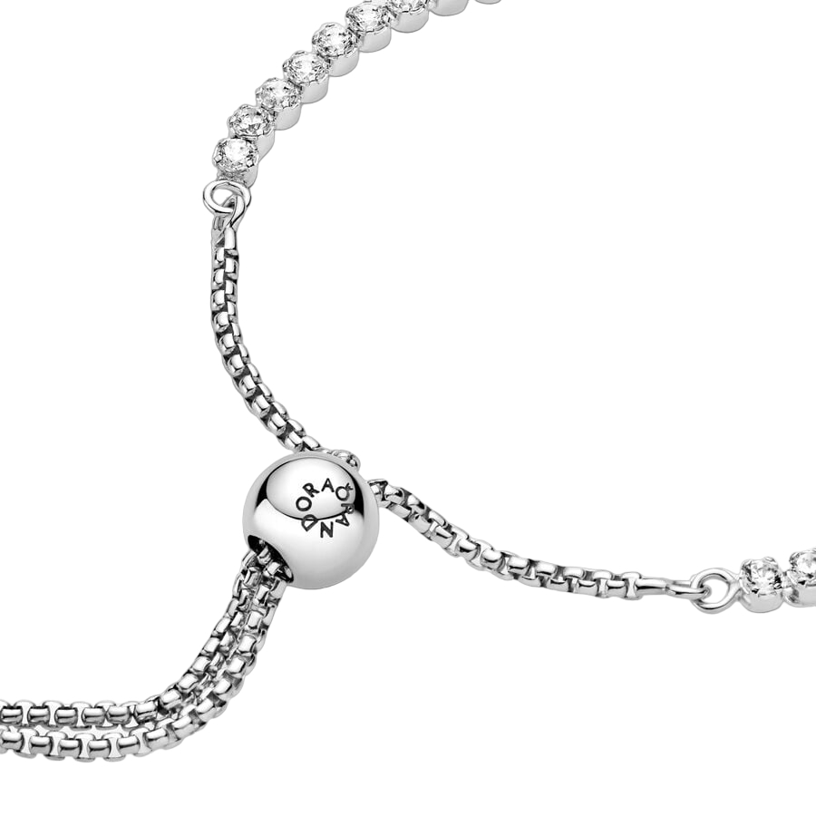 Pandora Sparkling Slider Tennis bracelet 599375C01 - watchesonline.com
