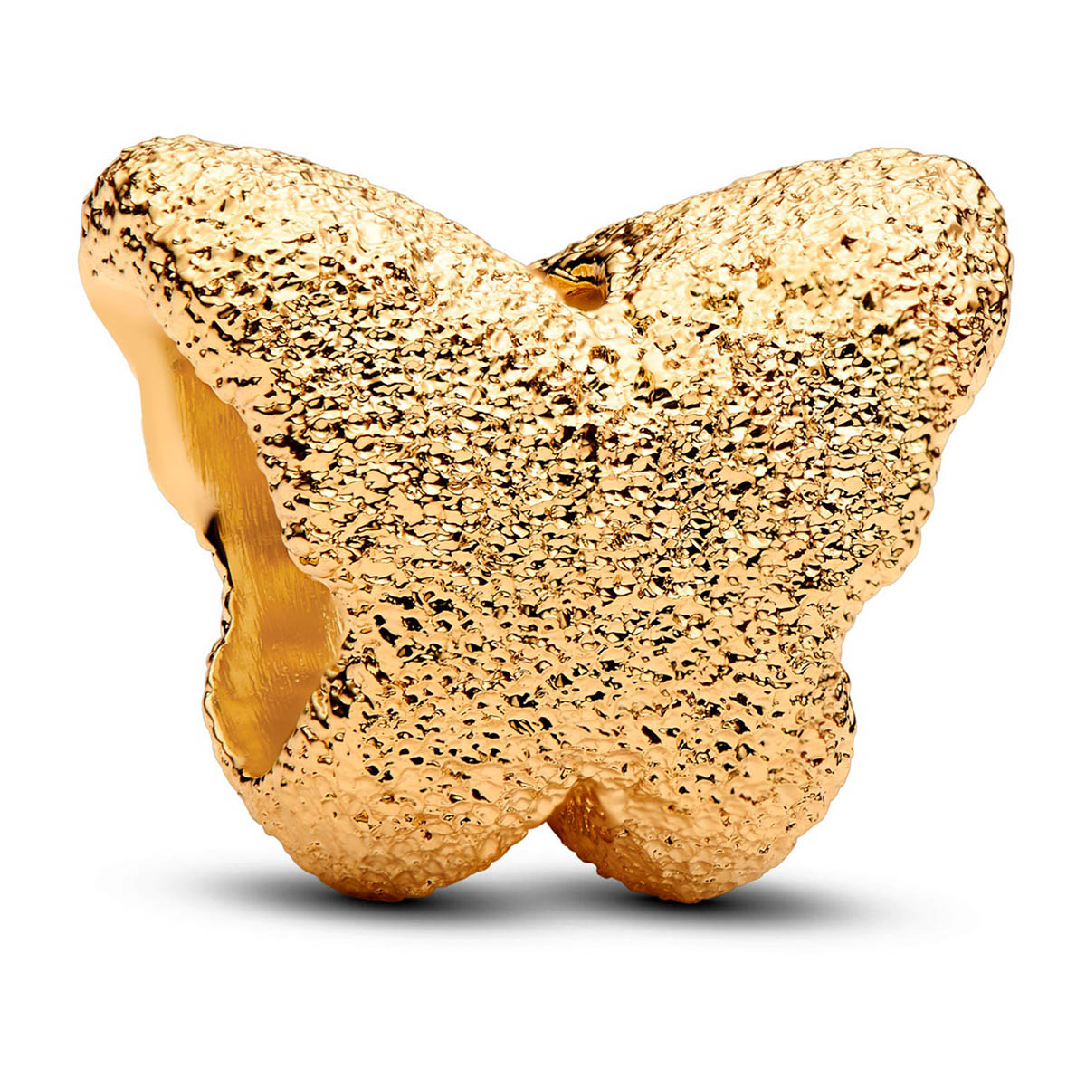 Pandora Moments gold-plated mini charm butterfly 764046C00 ...