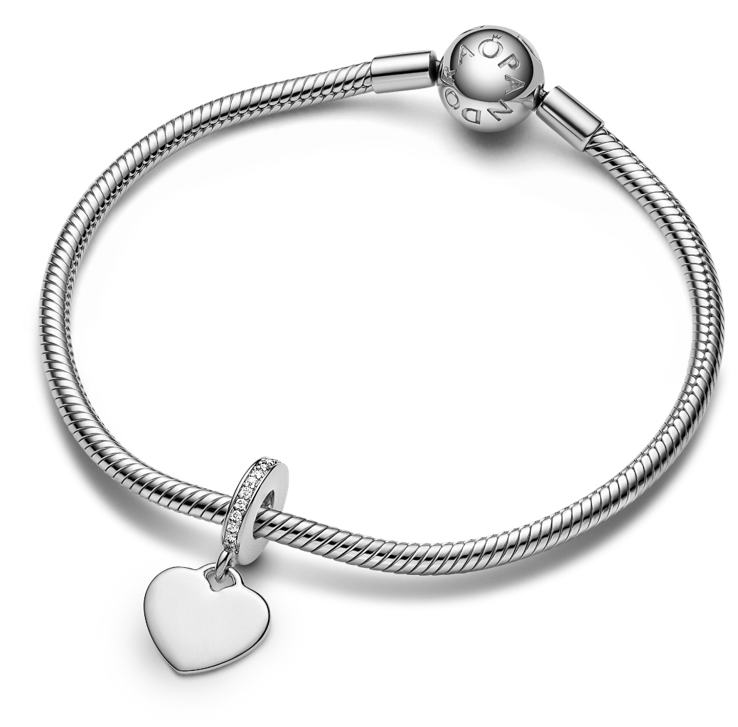 Pandora Engraveable Heart charm 798761C01 - watchesonline.com