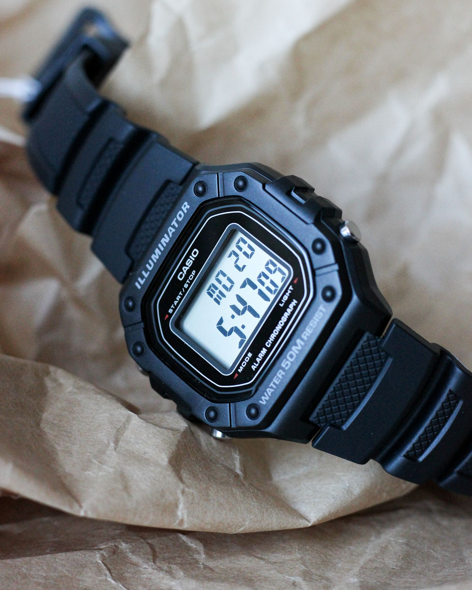 Casio Digital W-218H-1AVEF - watchesonline.com