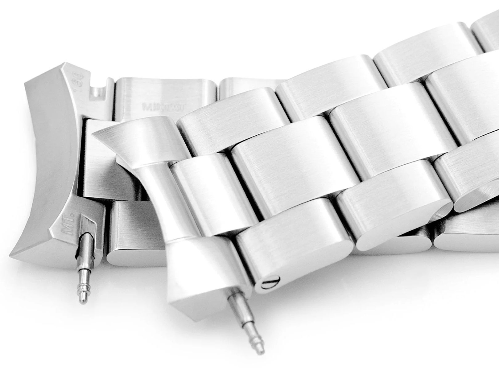 MiLTAT Super Boyer Stainless Steel Strap for Seiko Alpinist ...