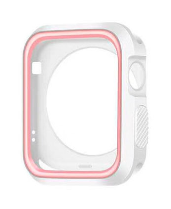 Apple Watch Silicone Case white/baby pink - 4 sizes - watchesonline.com