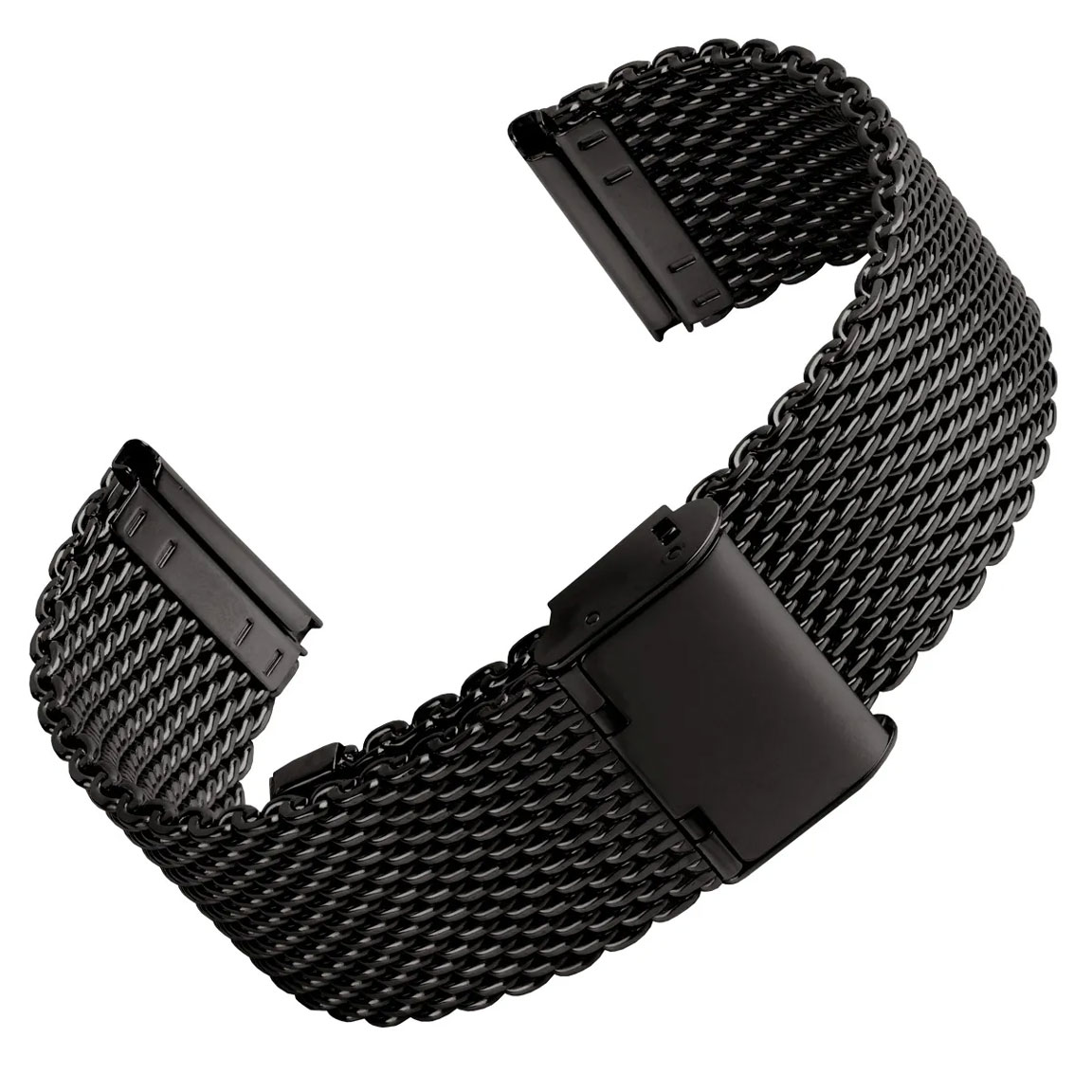 Geckota Classic Style Milanese Mesh IP Gun Metal steel strap ...