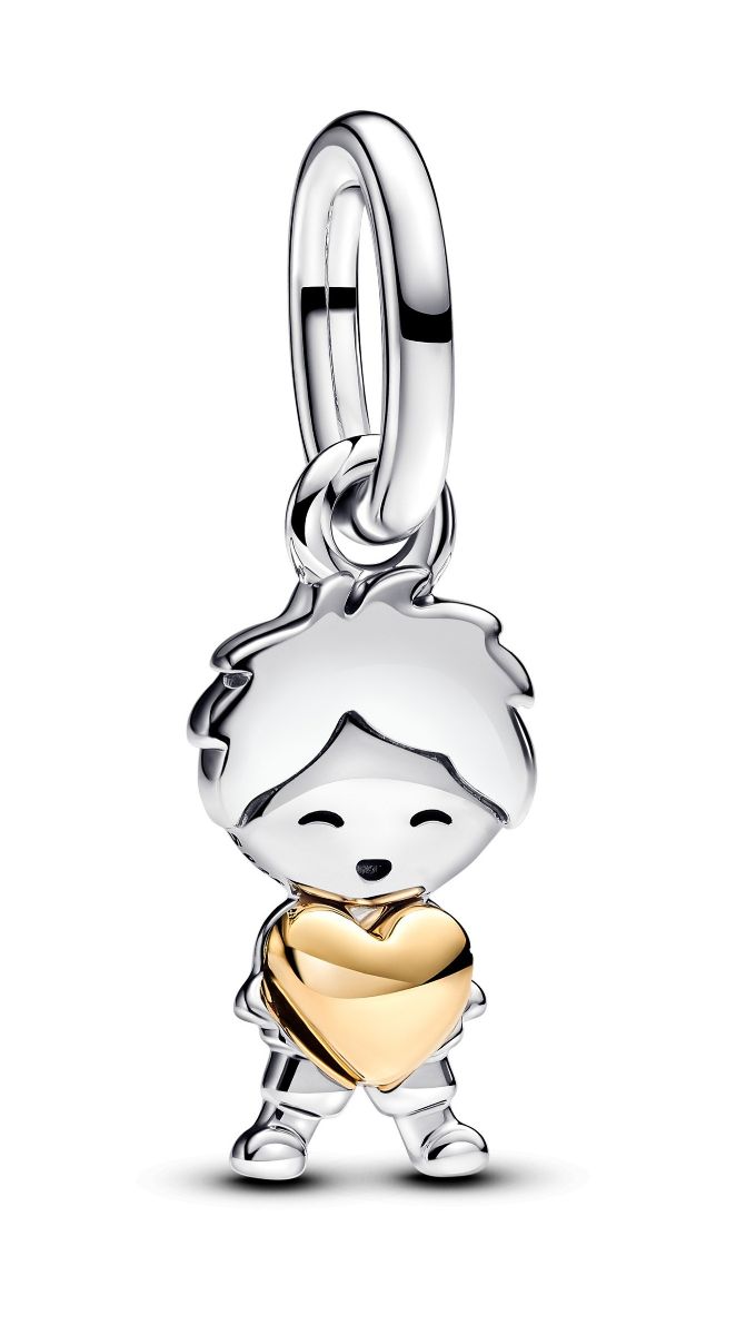 Pandora Moments Happy Boy Dangle Charm Sterling silver 14k Pandora Moments Happy Boy Dangle Charm Sterling silver 14k