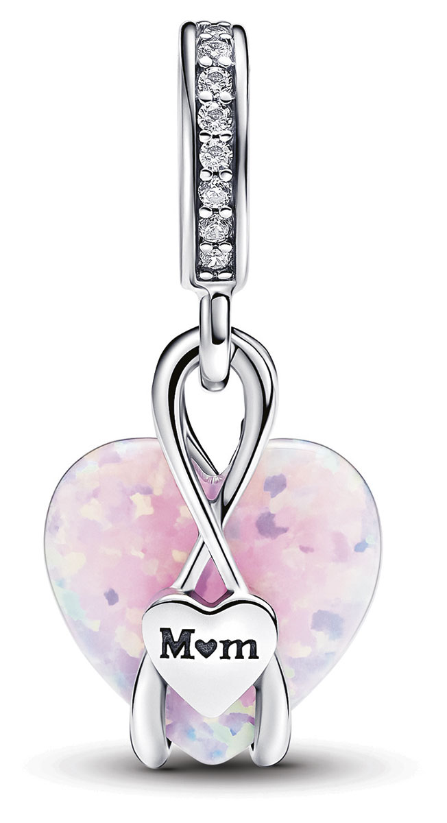 heart globe charm