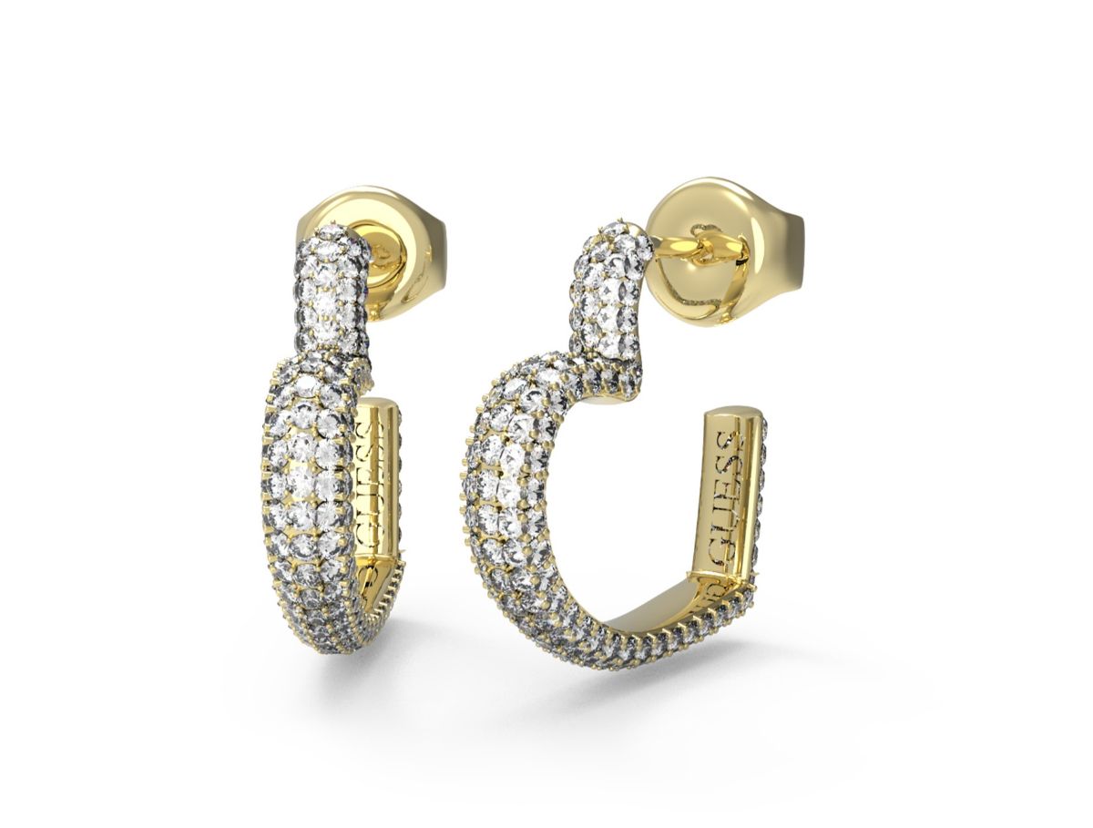 GUESS Beloved heart earrings JUBE05017JWYGT/U - watchesonline.com