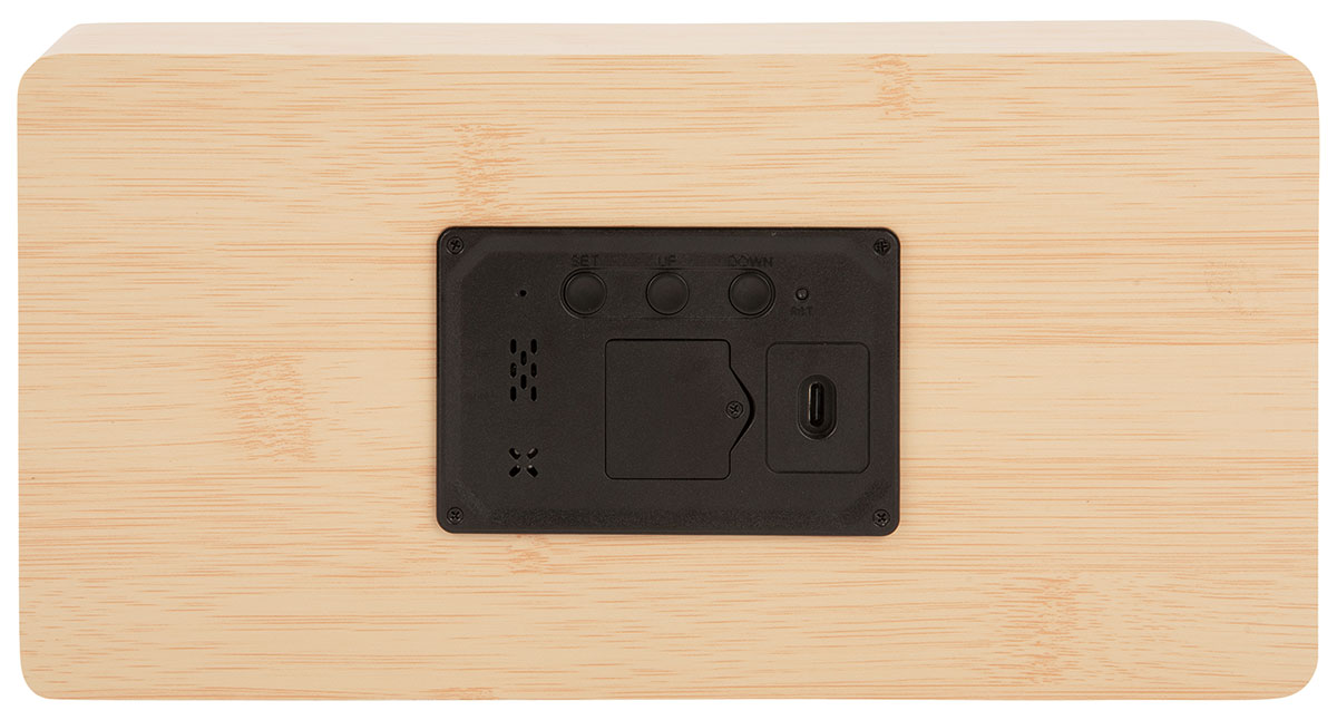 Karlsson Boxed LED Light Wood Veneer Alarm Clock KA5899WD ...