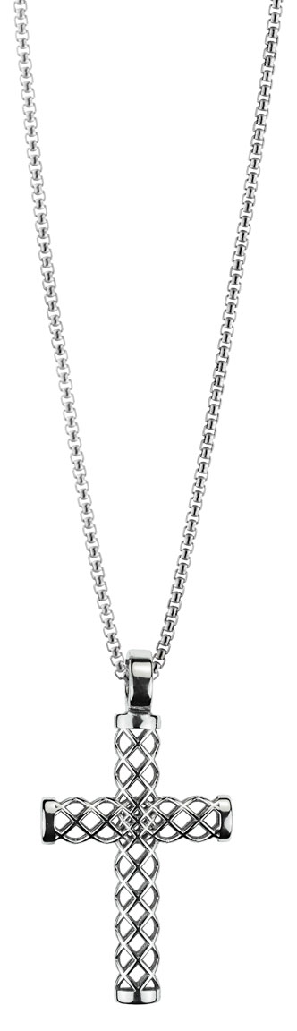 Saurum cross Necklace silver SA5010 00 - watchesonline.com