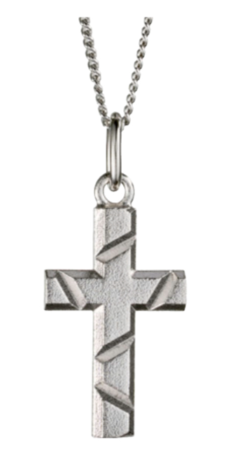 Saurum silver cross necklace SA501200000 - watchesonline.com