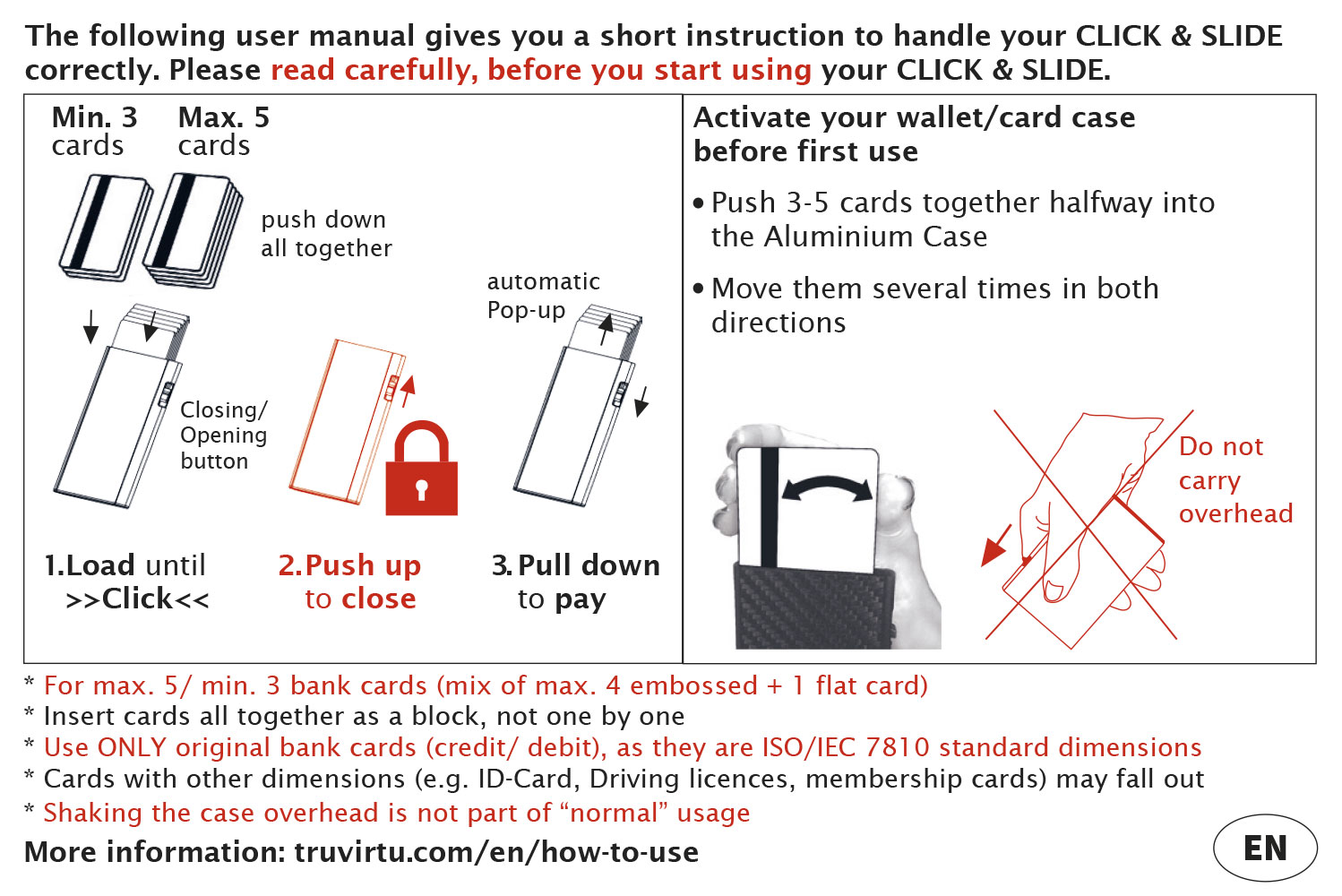 Tru Virtu Click & Slide Strap Cross Wallet Caramba Black RFID ...